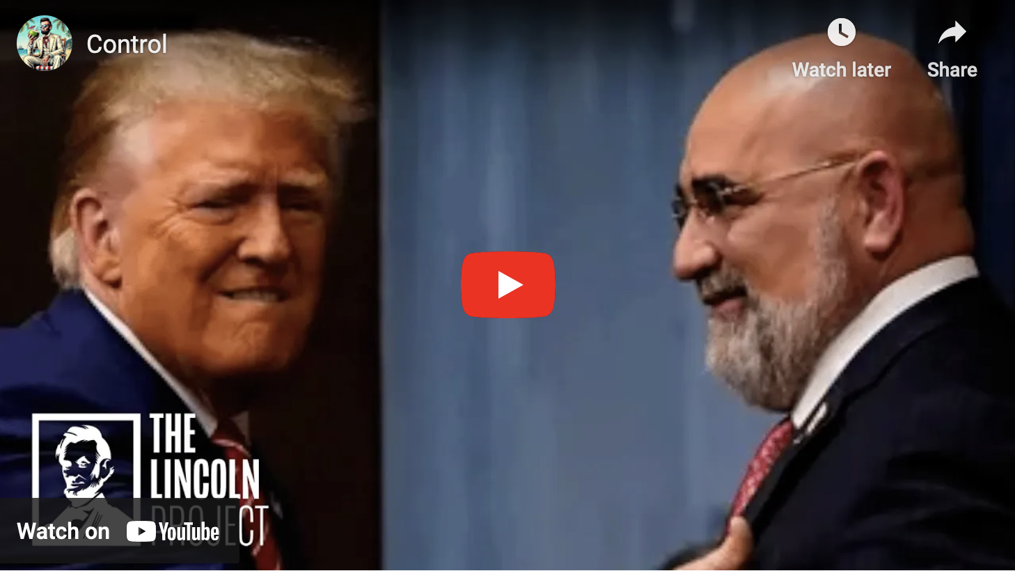 The Lincoln Project: Control